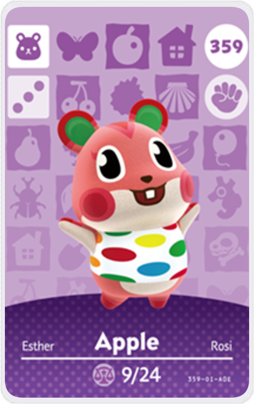 Apple - Villager NFC Card for Animal Crossing New Horizons Amiibo – NFC ...