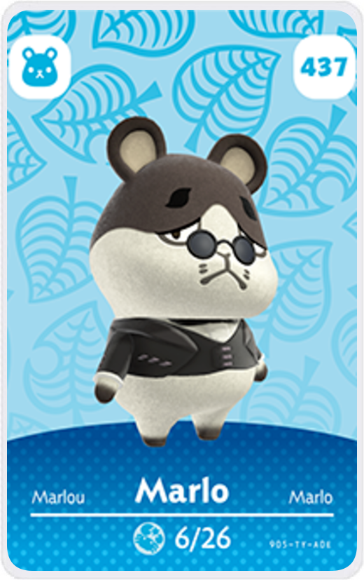 Marlo - Villager NFC Card for Animal Crossing New Horizons Amiibo – NFC ...